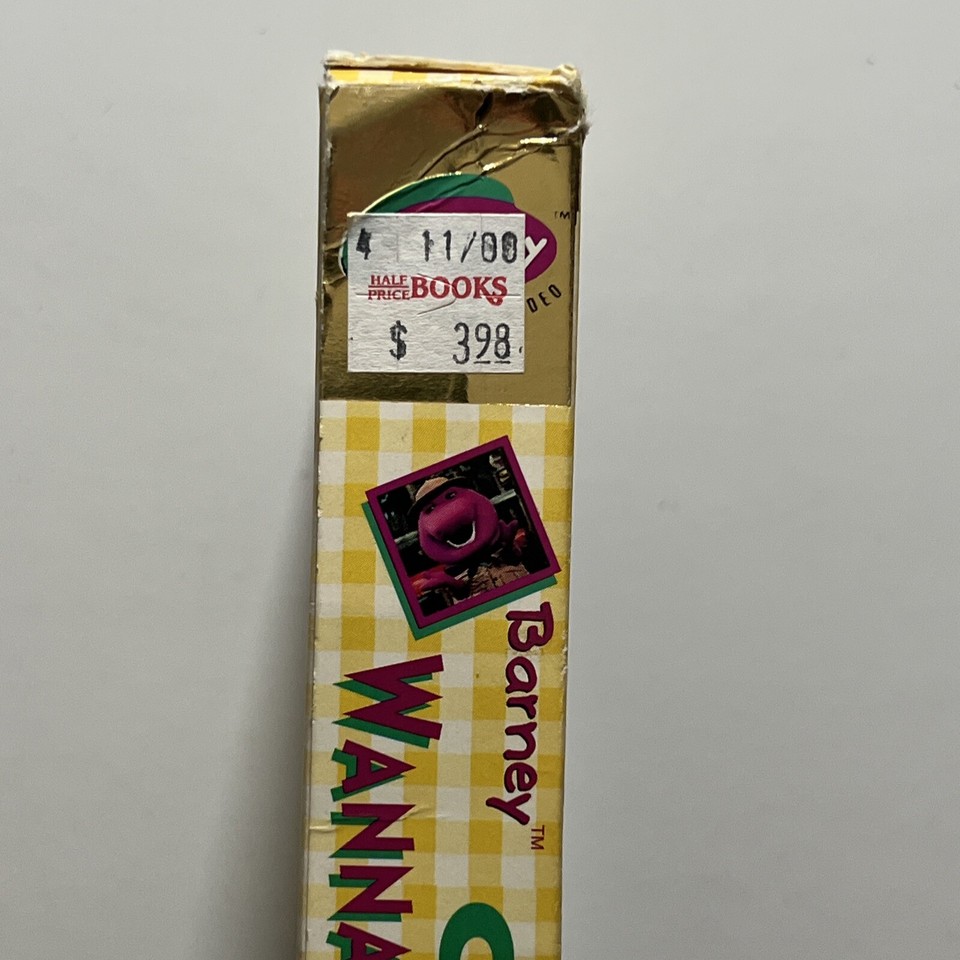 Barney Camp WannaRunnaRound VHS Actimates Compatible 50+min White Tape ...