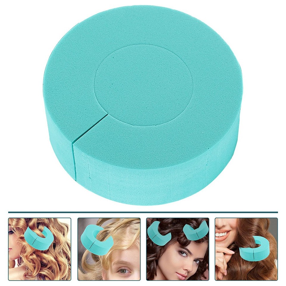 12pcs Hair Curl Sponges Hair Curling Sponges Ring Hair Style Tooling ...