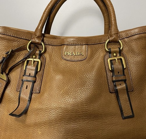 Prada Milano Vintage Leather Bag Bauletto Rame | eBay