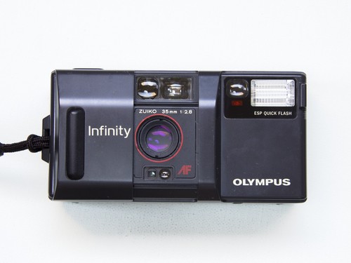 Olympus Infinity AF-1 35mm 2.8 Zuiko Lens Point Shoot Film Camera ...