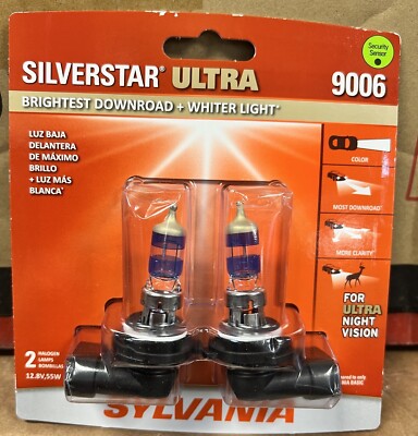 SYLVANIA 9006 SilverStar Ultra - High Performance Halogen Headlight ...