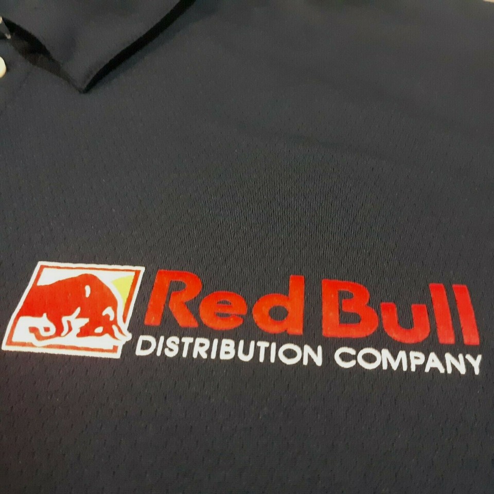 Men's ~ RED BULL DISTRIBUTION CO ~ Energy Drink Driver Uniform Polo ...