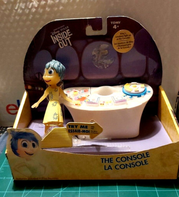 Disney Pixar Inside Out Console Playset w/ Joy Figure Tomy Light Up NO ...