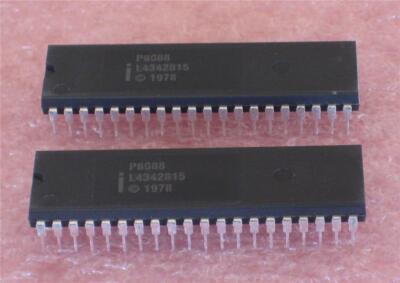 P8088 Intel CPU MICROPROCESSOR 40 pin Dip Package ( Qty 2 ) *** NEW ...