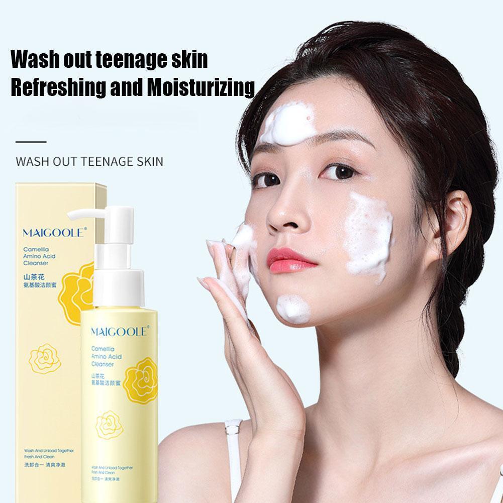 Amino Acid Facial Cleanser Cleasing Foam Deep Cleaning Oil Control