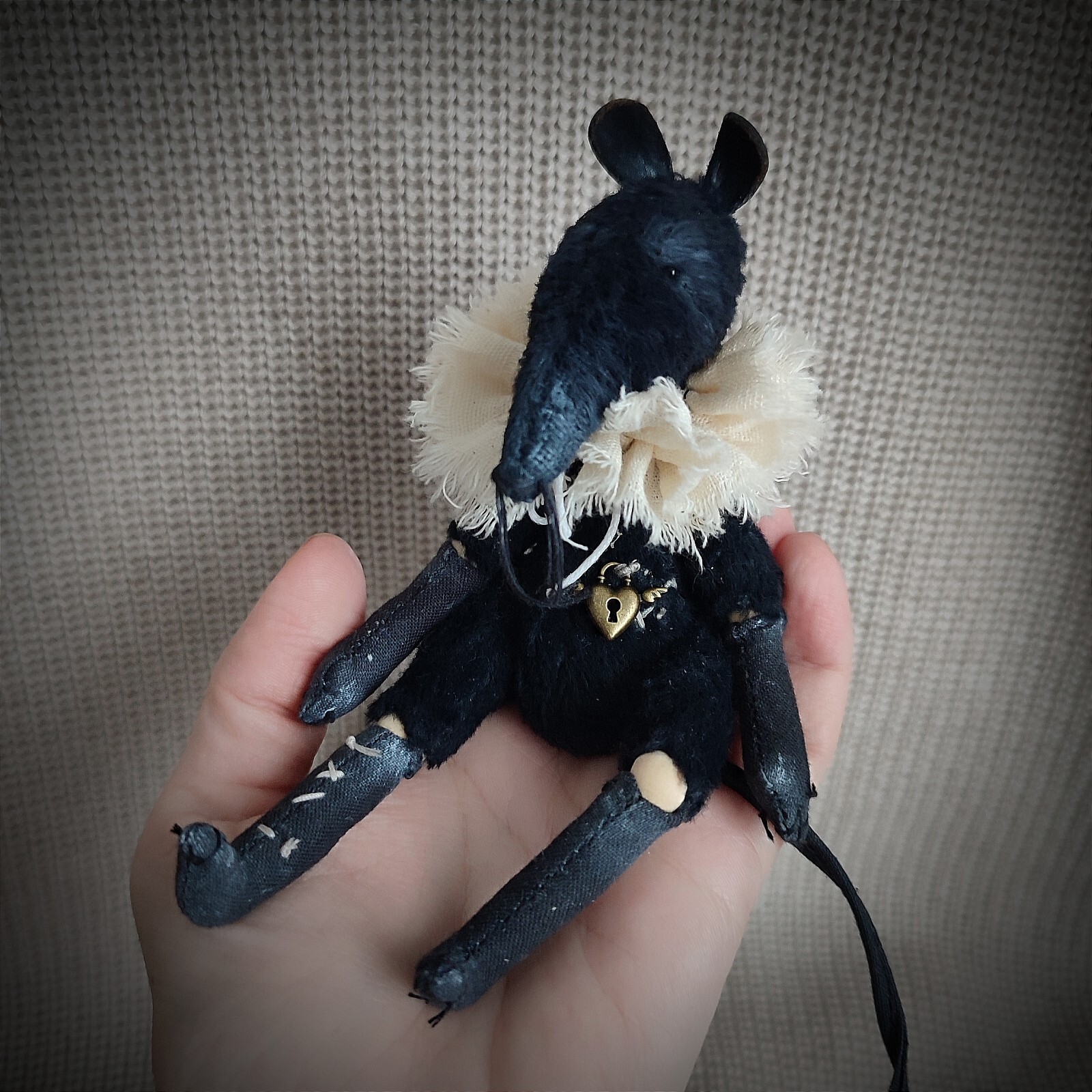 Creepy rat. Collectible creepy doll rat. Gothic rat figurine. | eBay
