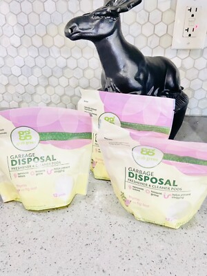 Grab Green Garbage Disposal Freshener and Cleaner Pods 3 Pack (36 Count ...