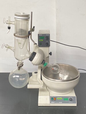 Buchi Rotavapor R-124 Rotary Evaporator + B-481 Bath + Condensor ...