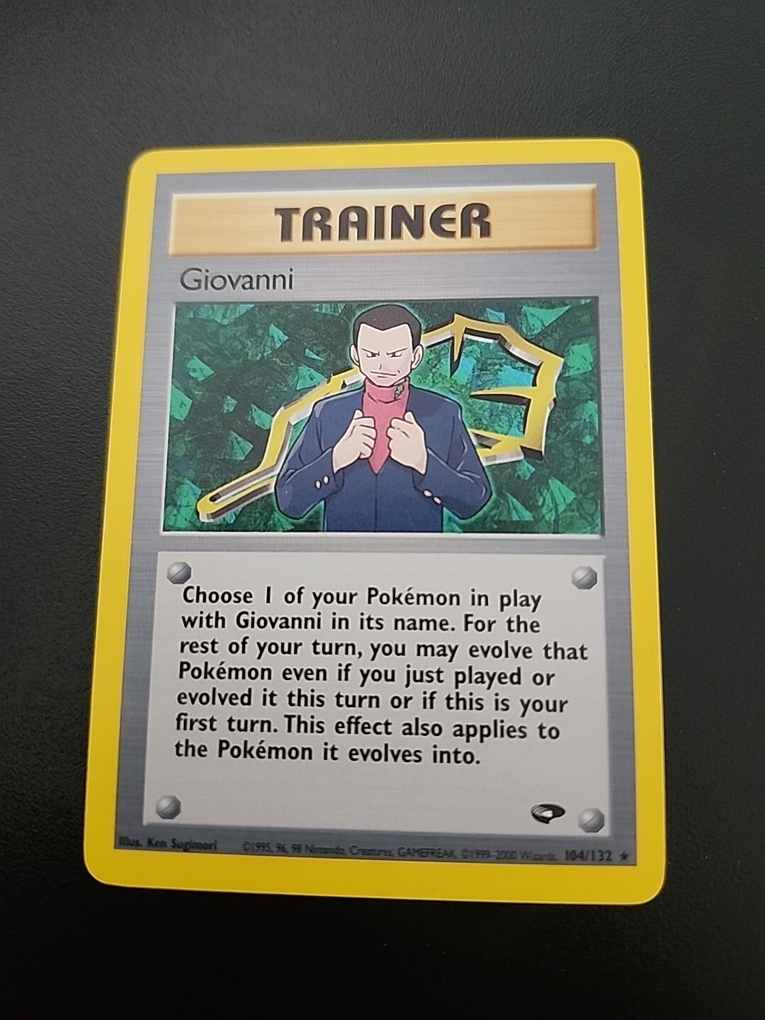 Pokémon TCG Giovanni Gym Challenge 104/132 Regular Unlimited Rare NM | eBay