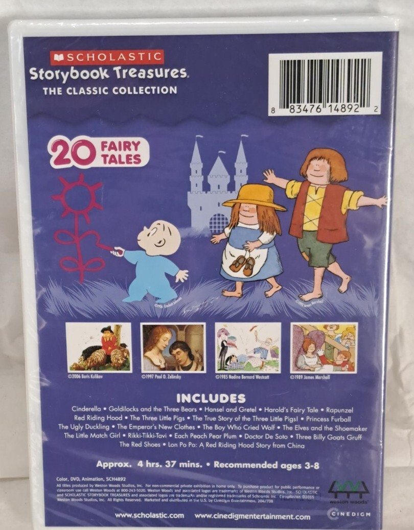 20 Fairy Tales: Scholastic Storybook Treasures: Classic Collection (DVD ...