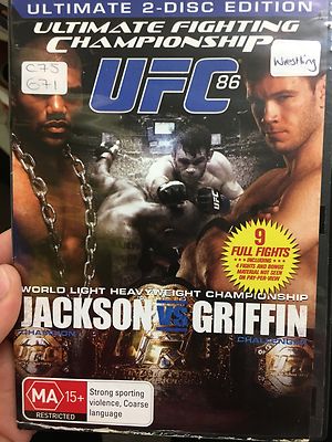 UFC 86 - Rampage Jackson Vs Forrest Griffin ex-rental region 4 DVD (2 ...