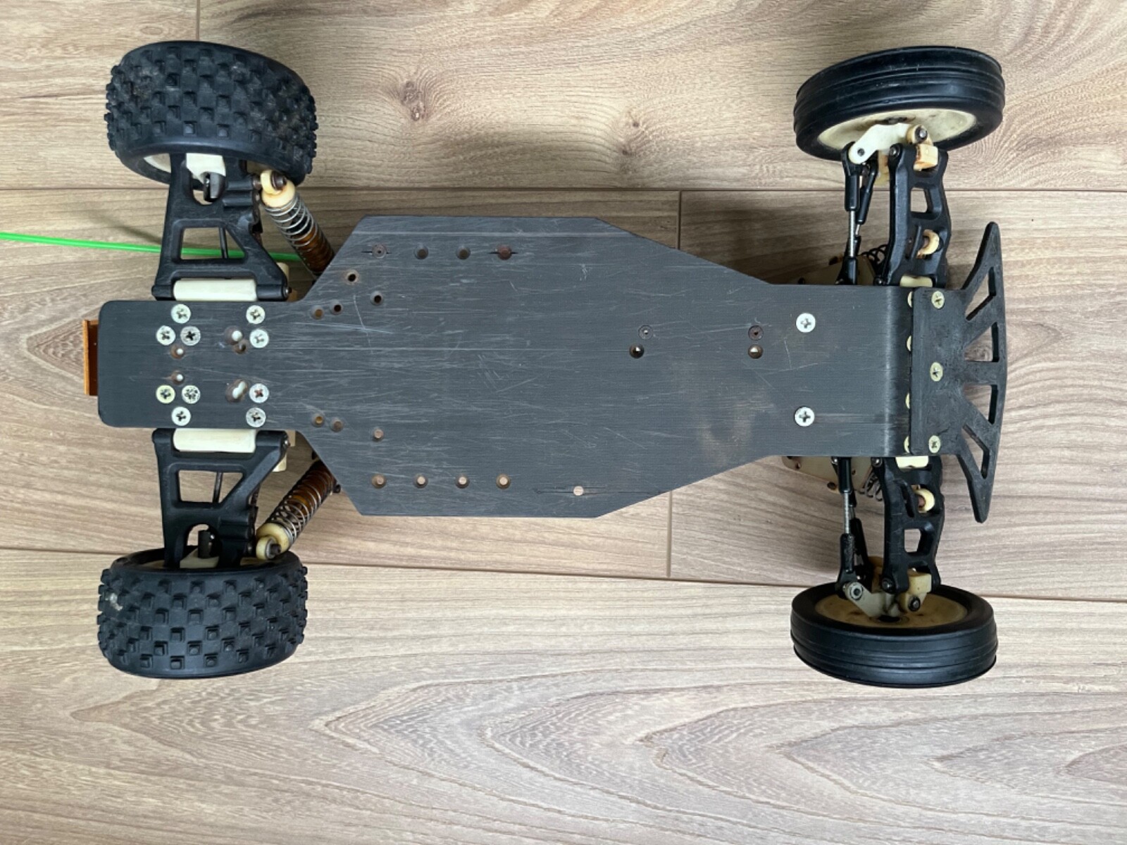 vintage team associated rc10 buggy with technacraft andy’s option parts ...