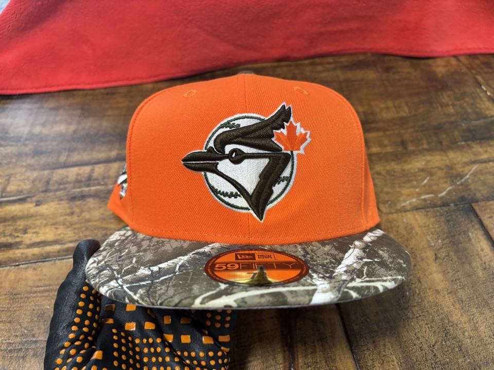 Toronto Blue Jays 1993 WS Orange New Era Fitted 7 3/4 Realtree Camo ...