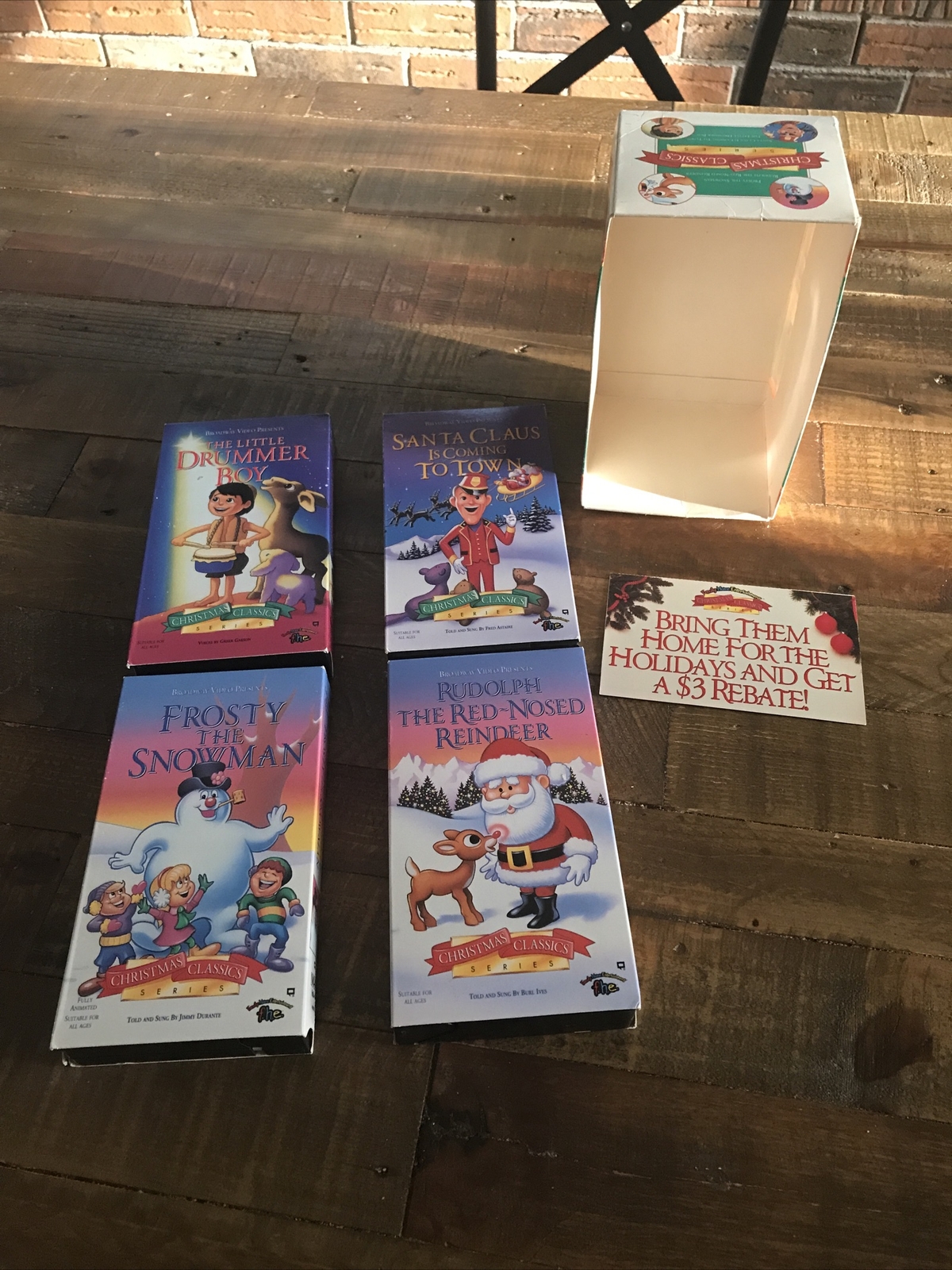 Christmas Classics Original Holiday Favorites (4) VHS Tape Set | eBay
