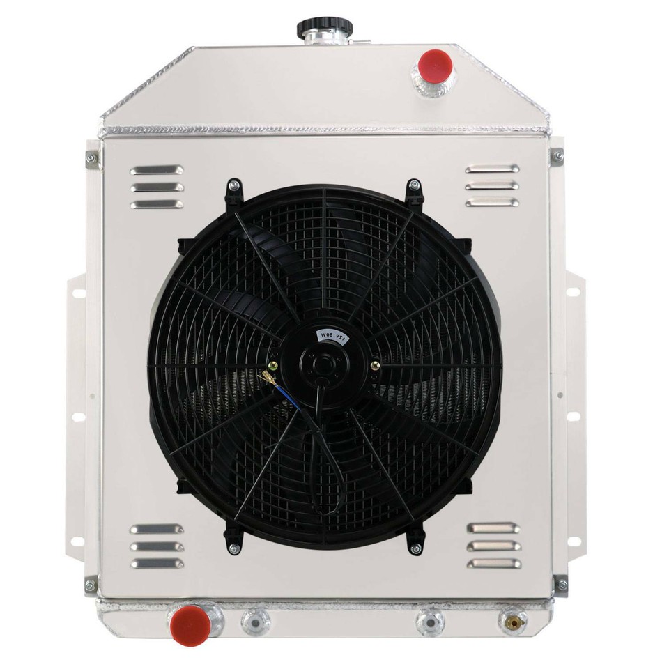 3 ROW RADIATOR SHROUD FAN FOR 1942-1952 FORD F1 F2 F3 PICKUP FORD V8 ...