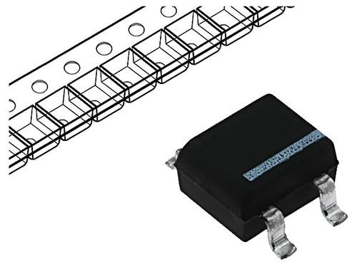 2X B6S-E3/80 Single Phase Bridge Rectifier: 600V If: 0.5A Ifsm: 30A ...