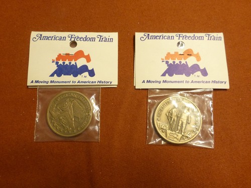 2- American Freedom Train Coin, vintage and brand new in packaging | eBay