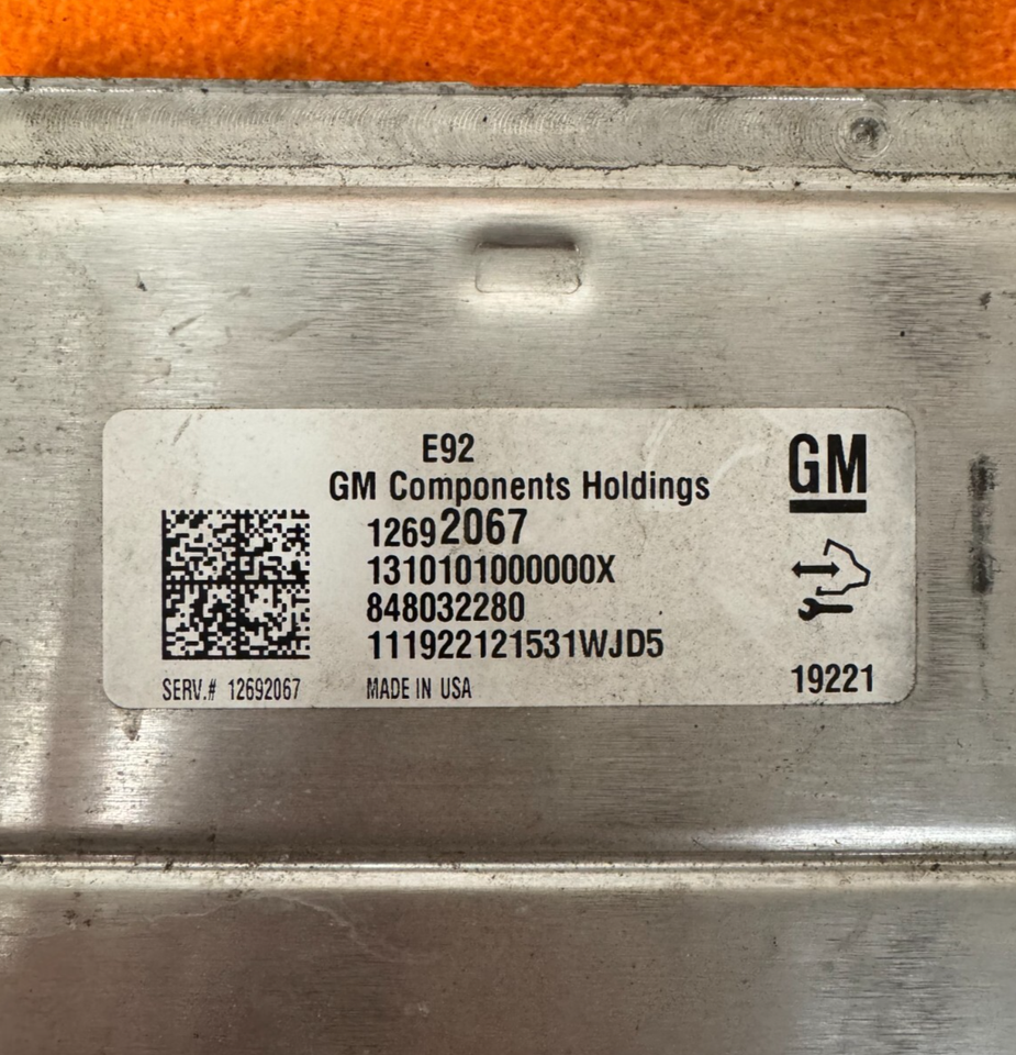 2015-2015 CHEVROLET TAHOE ENGINE CONTROL MODULE OEM (P)12692067 | eBay