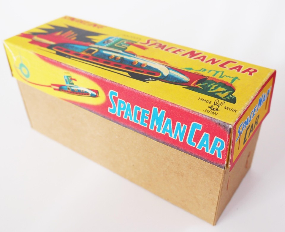 1950S USAGIYA JAPAN SPACEMAN ROBOT SP-1 SPACESHIP 6.5" long CAR fake ...