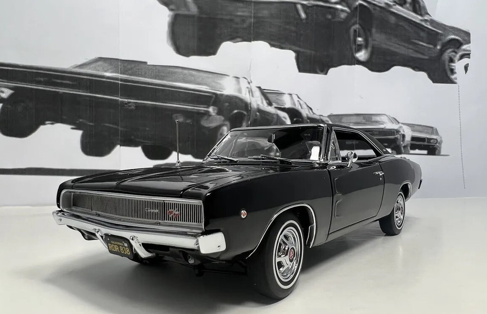 Danbury Mint 1968 Dodge Charger Movie “Bullitt” Black 1:24 Box* Paper ...