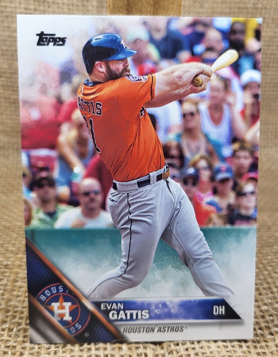 2016 Topps Series 1 Evan Gattis Baseball Card #278 Astros FREE S&H A8 | eBay