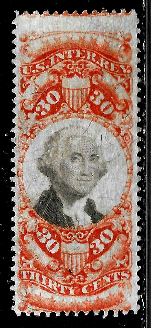 HICK GIRL-OLD USED U.S. DOCUMENTARY SC#R140 30 CENTS THIRD SERIES X2039 ...