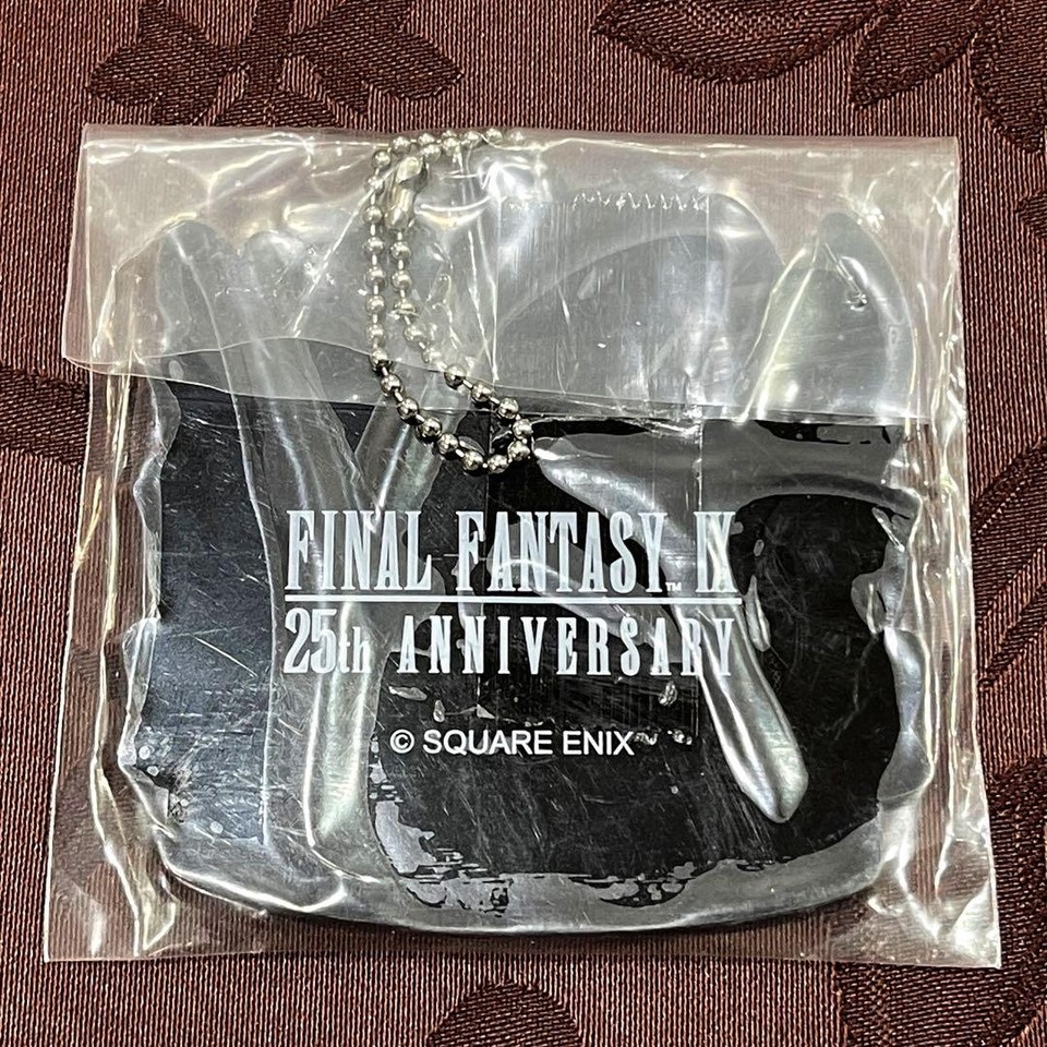 Final Fantasy IX Zidane 25th Anniversary Rubber Keychain F Prize ...