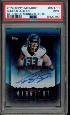 2024 Topps Midnight Cooper DeJean Stroke Of Midnight RC Auto #SWA-CD ...