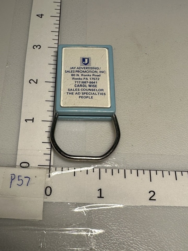 Vintage Telephone Dial Pad Phone Communications Sales Sample Keychain ...