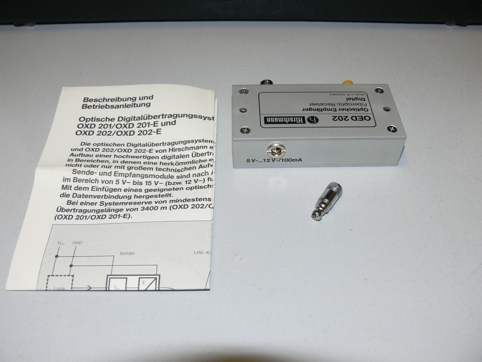 Hirschmann OED 202 Optical Receiver Digital | eBay UK