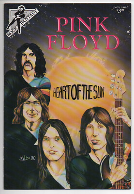 Pink Floyd Heart Of The Sun Rock Fantasy Comic Book 1990 Vintage Music ...
