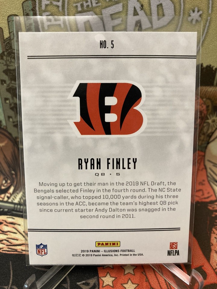 Ryan Finley 2019 Panini Illusions #5 RC Bengals | eBay
