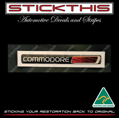 Holden VN SS Dash Badge - COMMODORE SS Resin Decal Sticker | eBay Australia
