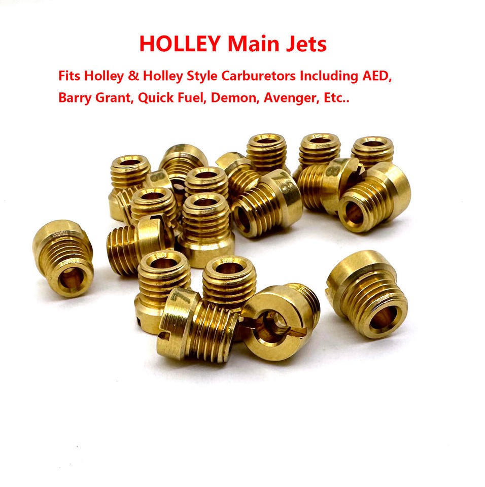 Holley Carb Carburetor Gas Main Jets Kit 40-110 1/4-32 | 20 Pack ...