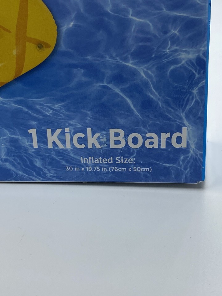 H20 GO Inflatable Pool Float/Swim Float Pineapple Kick Board 30 x 20 ...