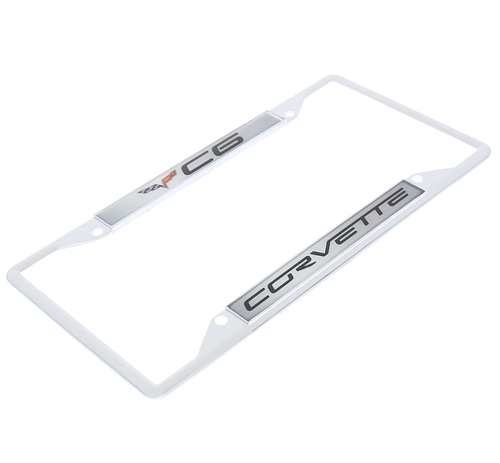 Corvette C6 Steel License Plate Frame | eBay