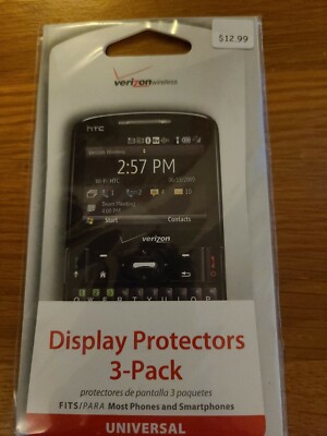 Verizon 3-pack Universal Screen Protector for Electronic Devices ...