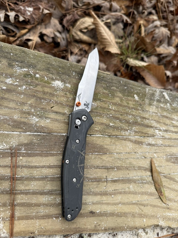 Custom Benchmade 940 Osborne With Custom Zirconium Scales. S90v | eBay