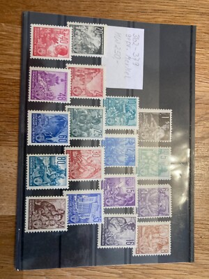 Germany DDR E120-137 EVERY STAMP is TESTED by Merkel mnh cat £231 | eBay UK