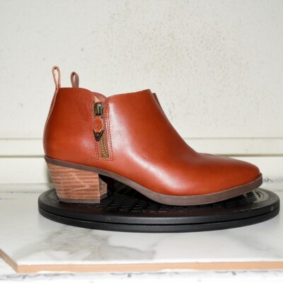 Vionic Leather Cecily Ankle Boots Women US 7 | eBay