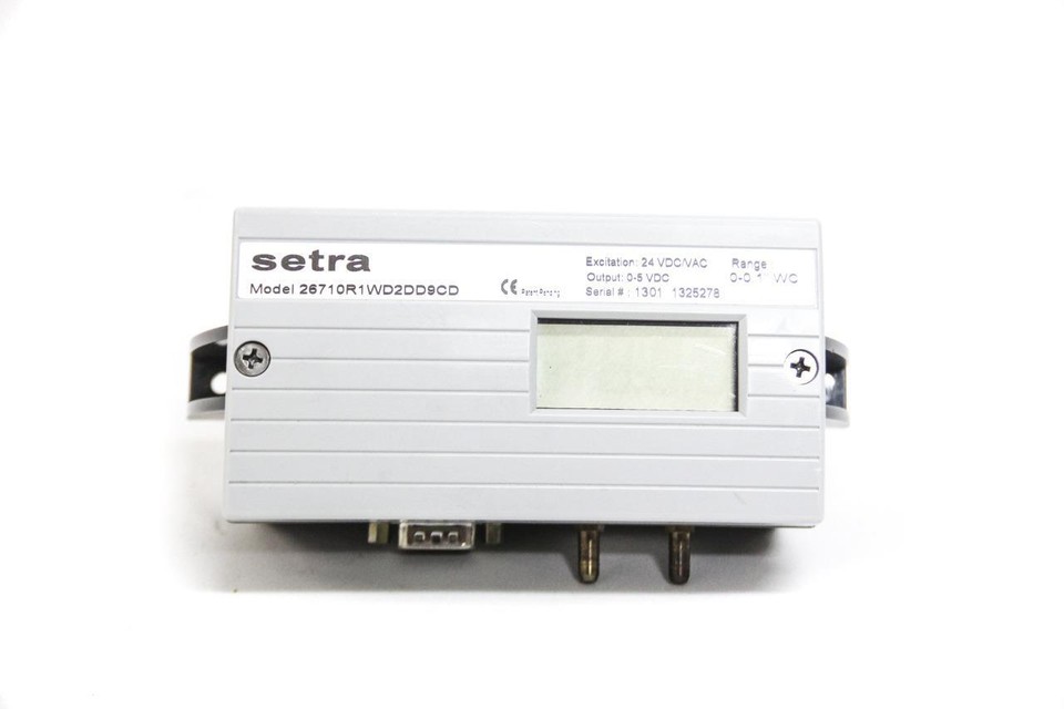 Setra 267-10R1WD2DDCD Model 267 Very Low Differential Pressure ...