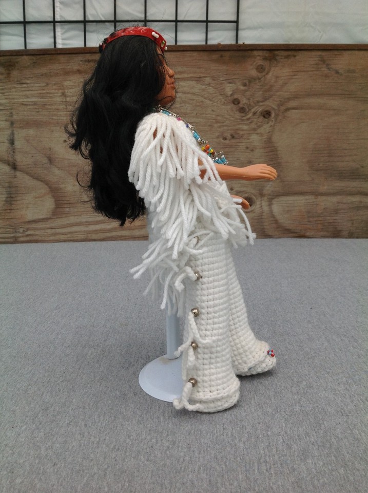 Fibre Craft 15" Native American Chief & Princess Dolls with Stands | eBay