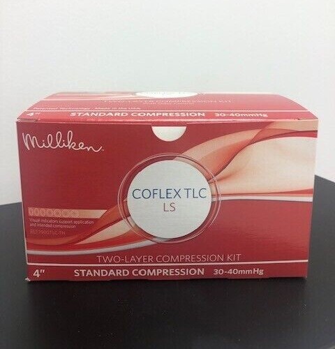 MILLIKEN COFLEX TLC LS Standard 4" Two-Layer Compression Kit 30-40mmHg ...
