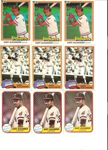 18 CARD GARY ALEXANDER BASEBALL CARD LOT 131 | eBay