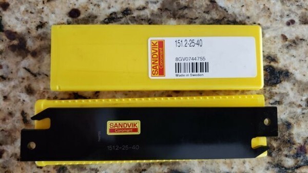 Sandvik 151.2-25-40 Parting Blade - Black for sale online | eBay
