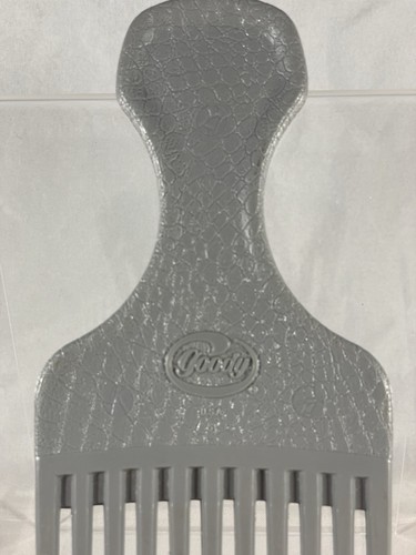 Vintage Goody Made in USA Gray Textured Alligator Hair Pick Comb Lift ...