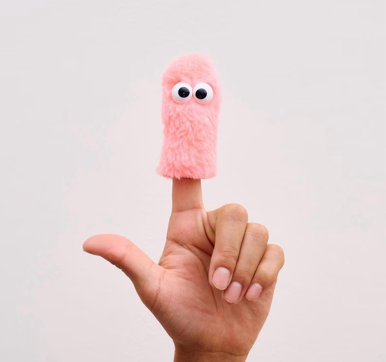 Thumbpet Finger Puppet | Monster Finger Puppet | Muppet Puppet | Pink ...