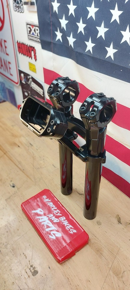 Roland Sands Design 11" Risers With Digital Gauge Relocation Bracket ...