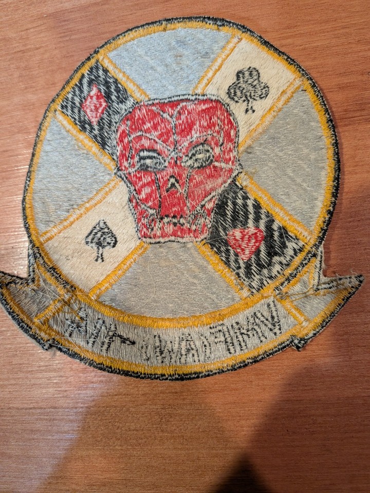 Vintage USMC VMF(AW)-114 Death Dealer Bog Shot patch | eBay