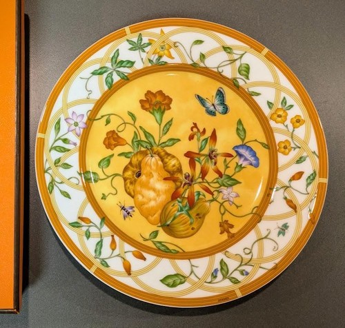 Hermes La Siesta Dessert Plate 19 cm porcelain dinnerware flower 041 | eBay